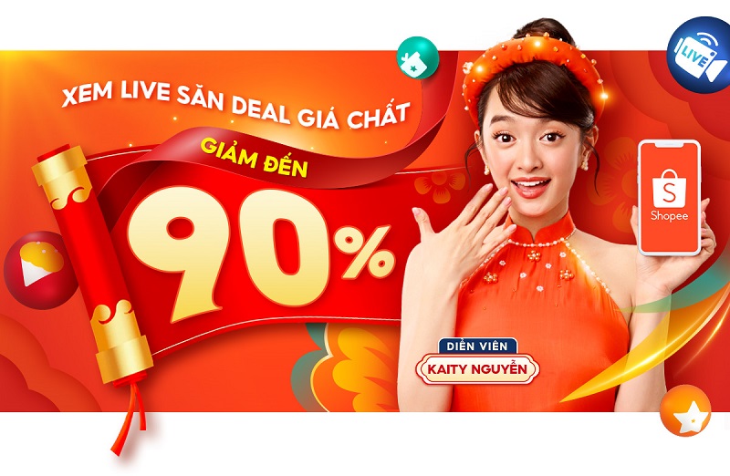 Shopee 1.1: Shopee Tết Sale Mở Màn Giảm Đến 90%, Voucher 1,1 Triệu, Ship 0đ